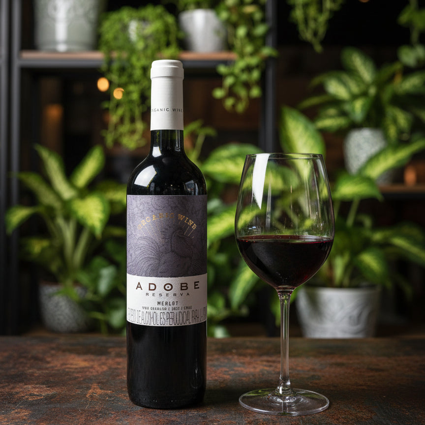 VINO CHILENO ORGANICO ADOBE RESERVA MERLOT 750 ML – La Careta Licores ...